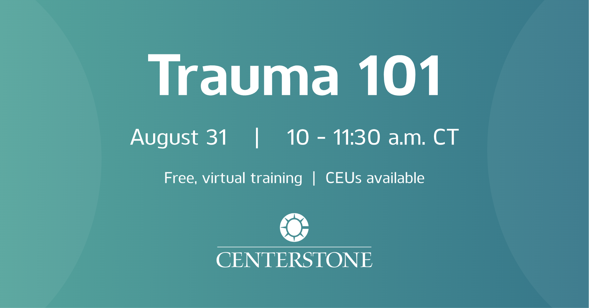 Centerstone to host free, virtual Trauma 101 training on August 31 ...